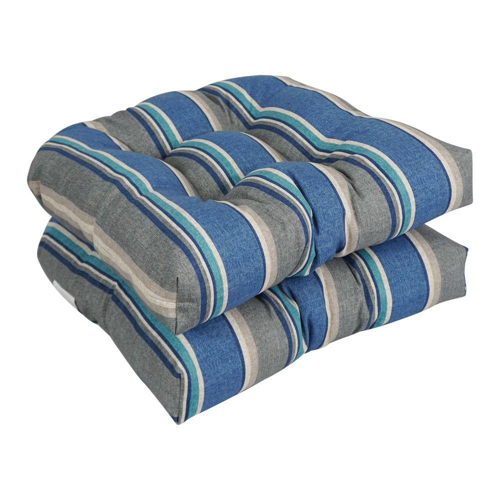 19-inch U-Shaped Patterned Spun Polyester Tufted Dining Chair Cushions ...