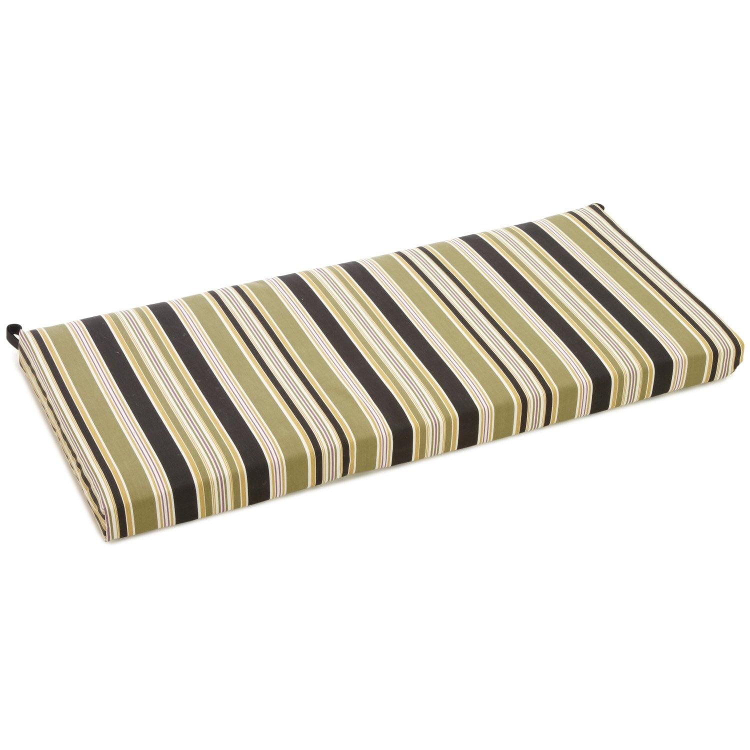 Blazing Needles 19" x 40" Patio Bench Cushion, UV Light Fading ...