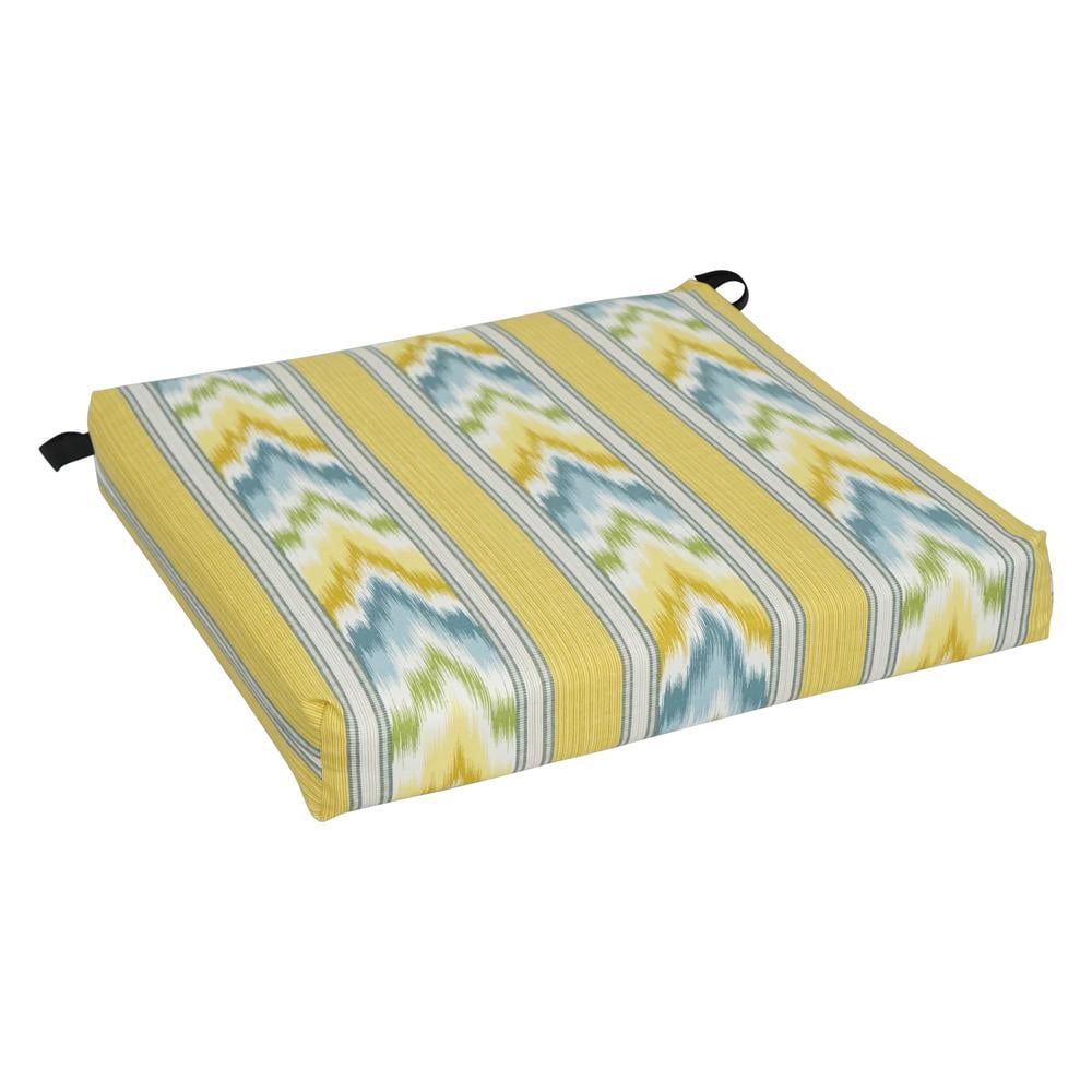 Blazing Needles 20-inch by 19-inch Patterned Outdoor Chair Cushion 93454-1CH-OD-116 - Walmart.com