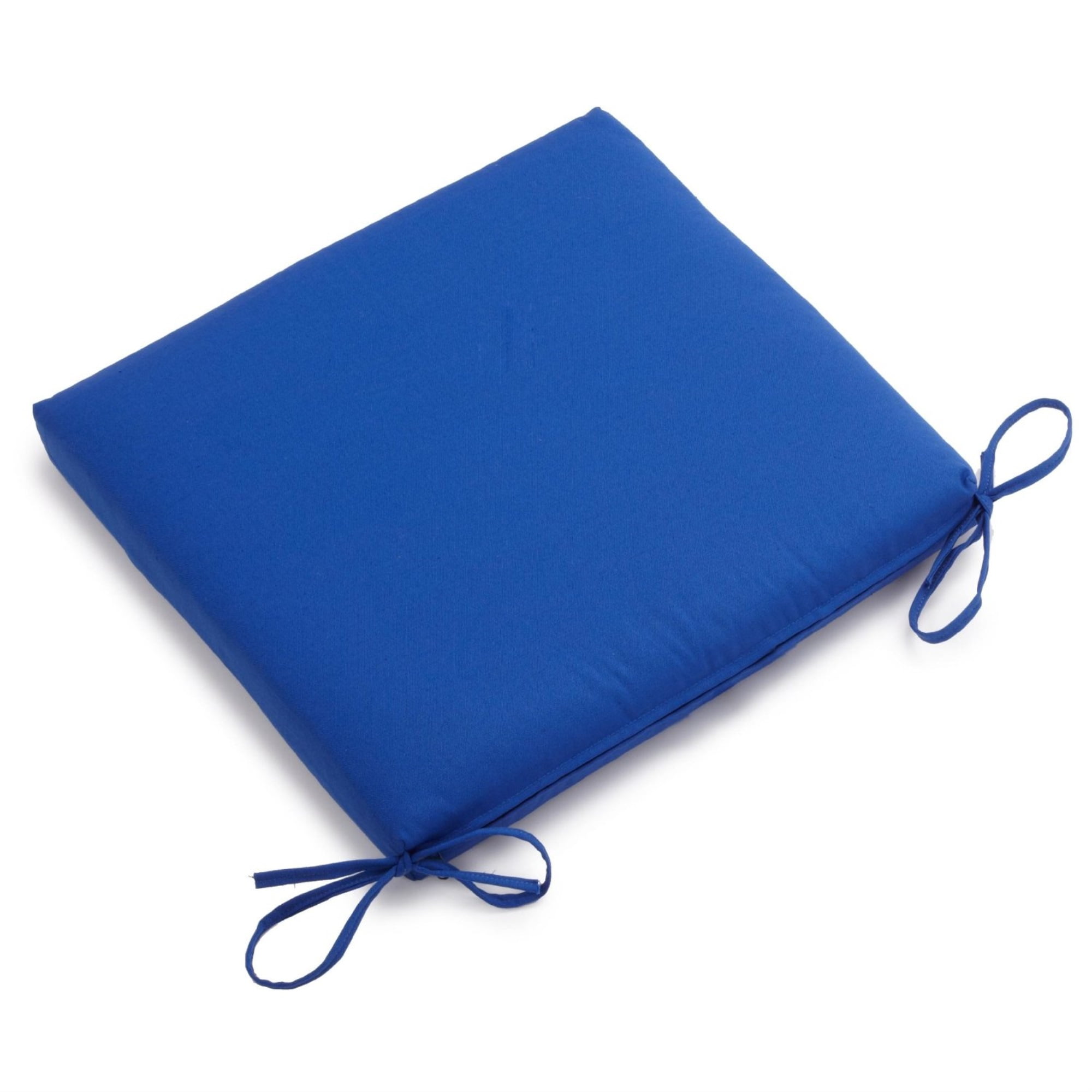Blazing Needles 20-inch by 19-inch Twill Chair Cushion Royal Blue ...