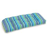 Blazing Needles Outdoor Seat, 42x19 in. U-Shaped Spun Polyester Tufted ...