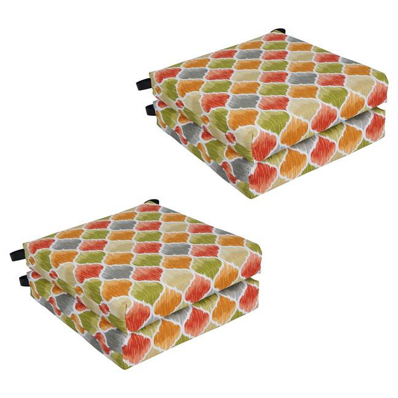 Blazing Needles 916X16FP-T-4CH-OD-220 Spun Polyester Outdoor Dining ...