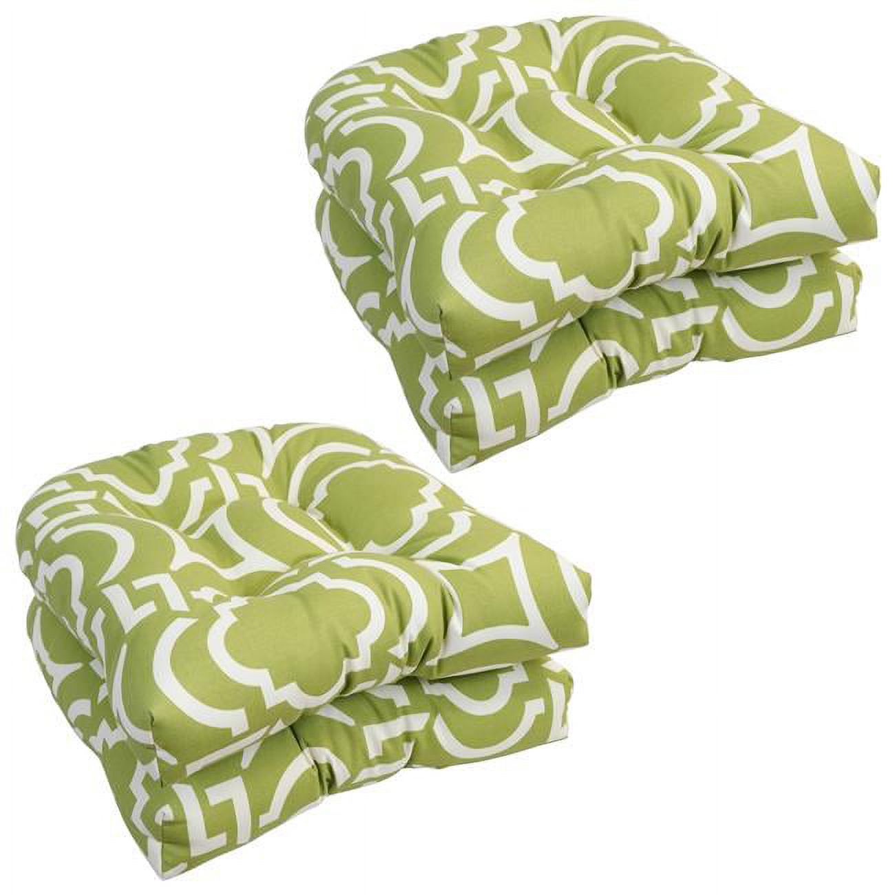 Blazing Needles 93184-4CH-OD-131 19 in. U-Shaped Dining Chair Cushions ...