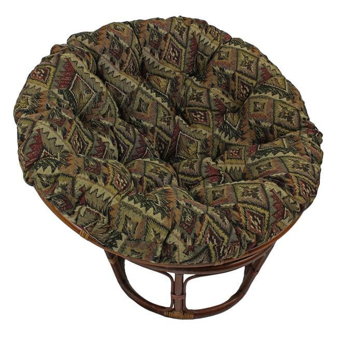 Blazing Needles 93302-TP-54 48 in. Patterned Tapestry Papasan Cushion ...