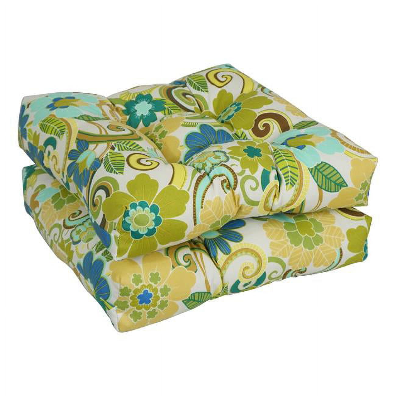 Blazing Needles 94005-2CH-REO-43 19 in. Squared Patterned Spun ...