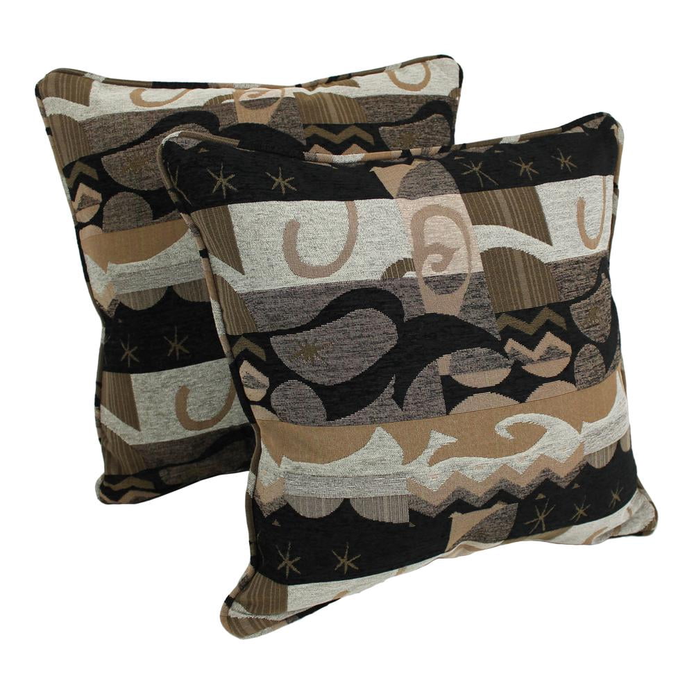 Blazing Needles 9813-CD-S2-JCH-02 25 in. Double-Corded Patterned ...