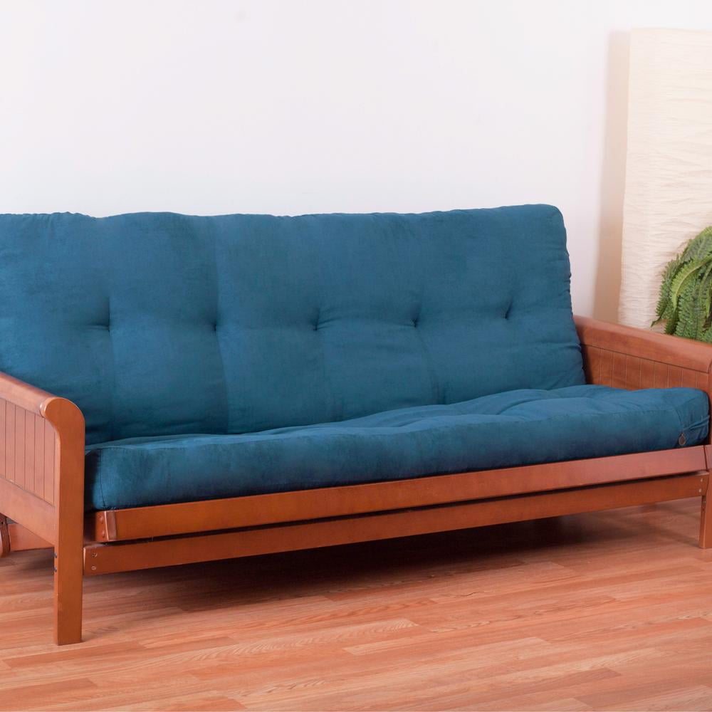 Vitality 6-inch Microsuede Queen-size Futon Mattress 9611-MS-TL ...