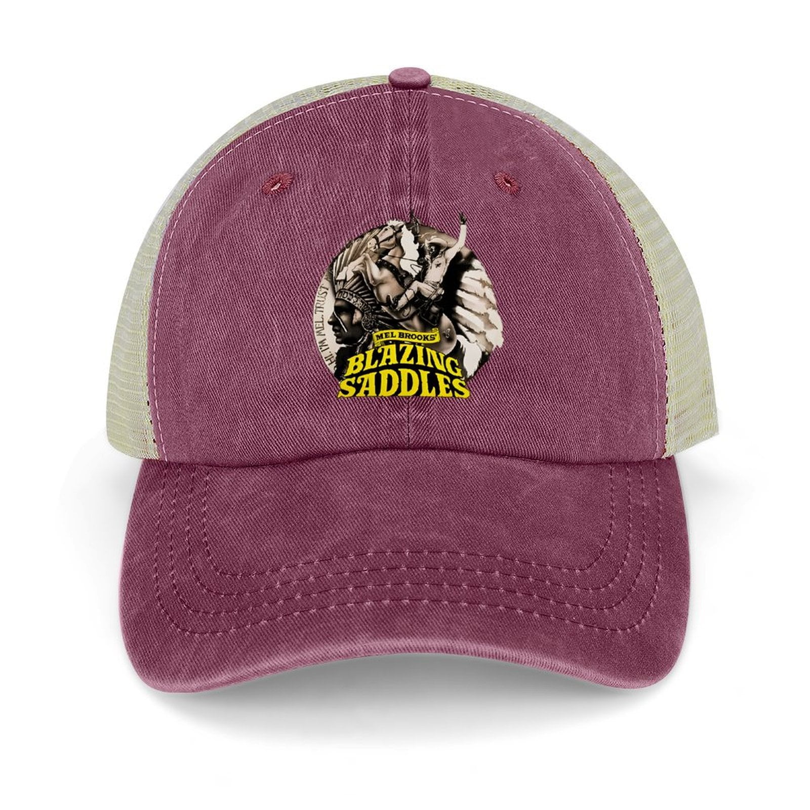 Blazing Saddles Chic Hat Adjustable Unisex Denim Baseball Cap For Men ...