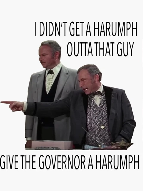 Blazing Saddles Harumph Sticker Phone Decal Water Bottle Stickers Car ...