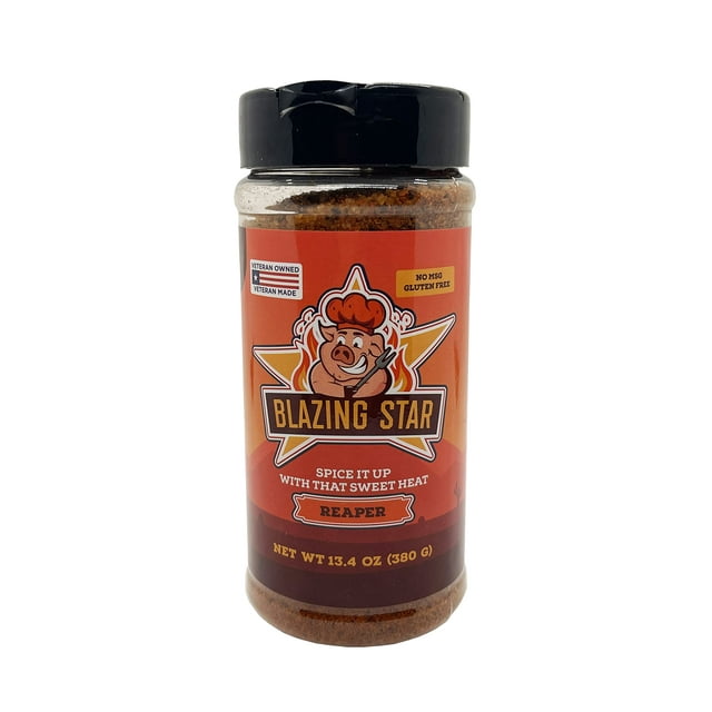 Blazing Star BBQ Reaper DMF15 Rub & Seasoning, Shaker Spice Mix 13.4 Oz ...