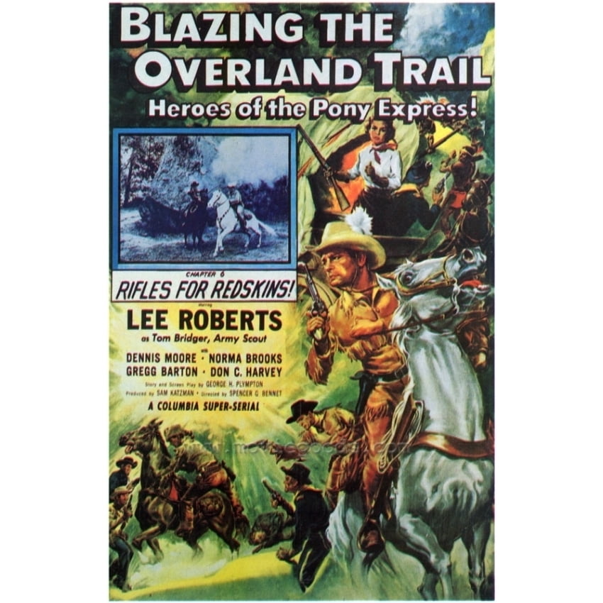 Blazing the Overland Trail Movie Poster Print (27 x 40) - Item ...