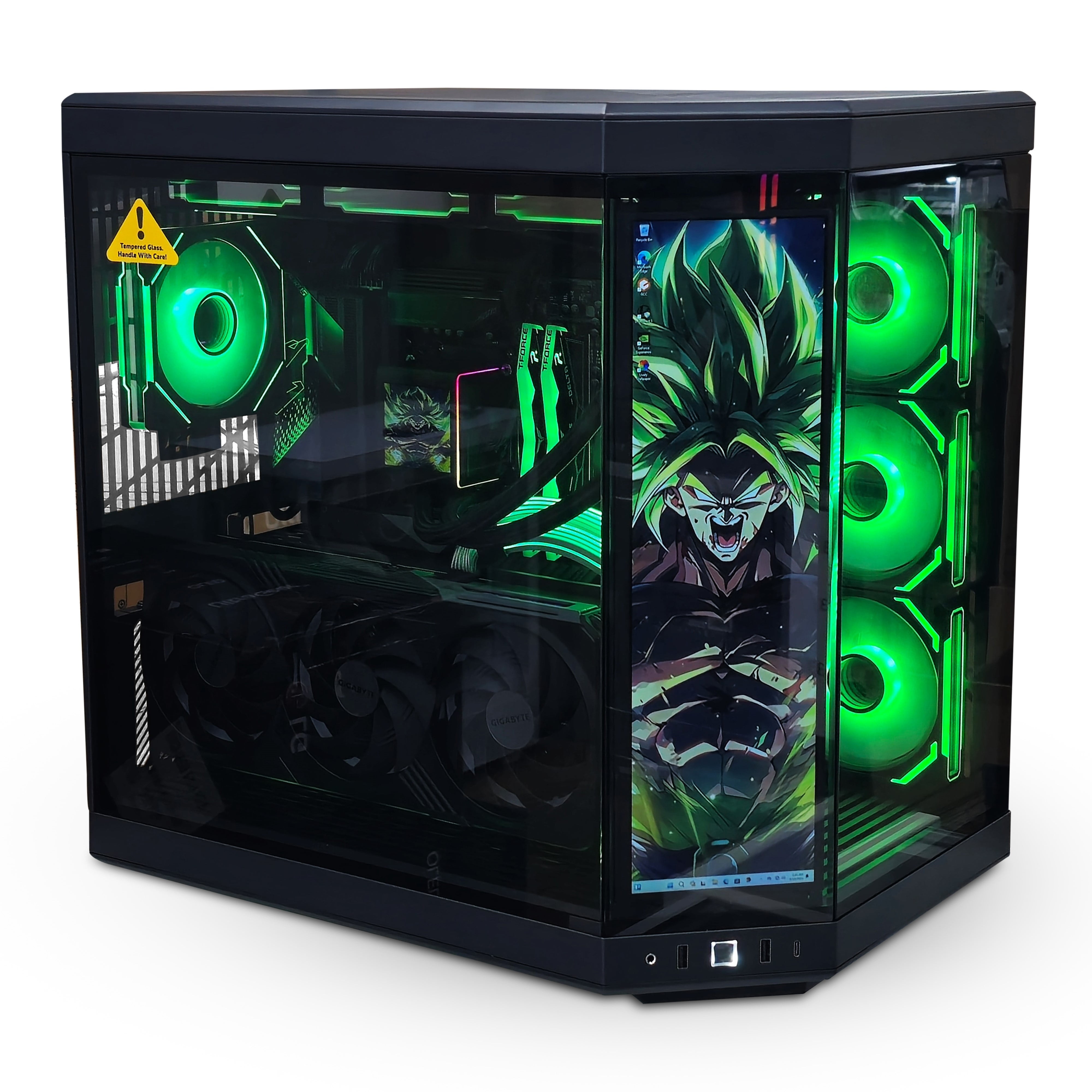 Blazingtech EX Y70 Gaming Desktop PC, Ryzen 7 9800X3D GeForce RTX 5080 ...