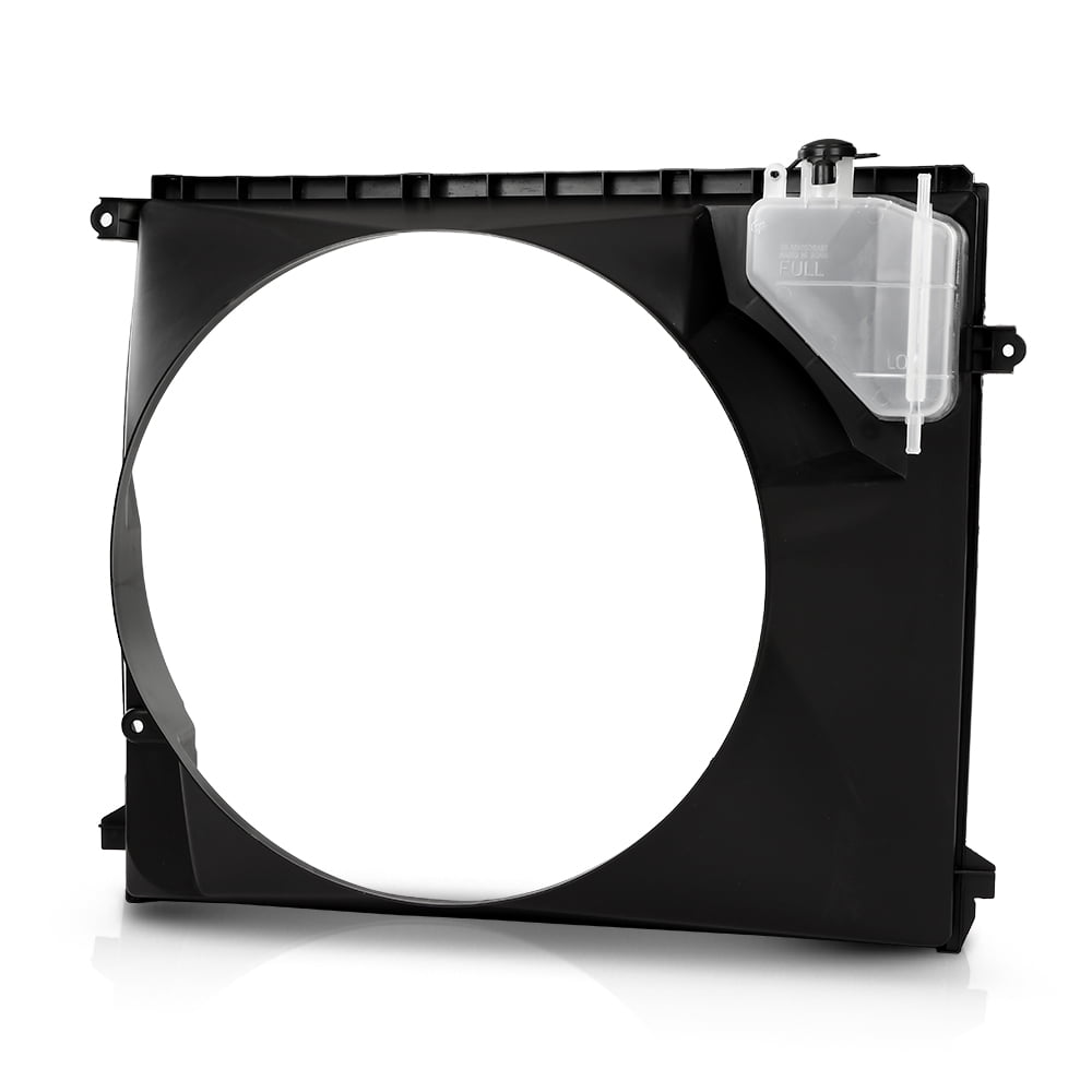 Blcak Fan Shroud Radiator With Coolant Reservoir Plastic Fit For Toyota ...