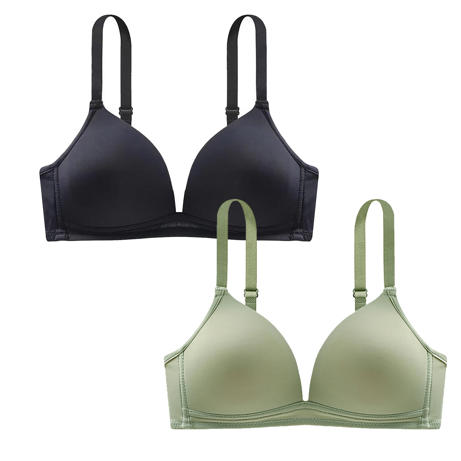 Blczomt Bralettes for Women No Underwire Comfort Green Balconette Push ...