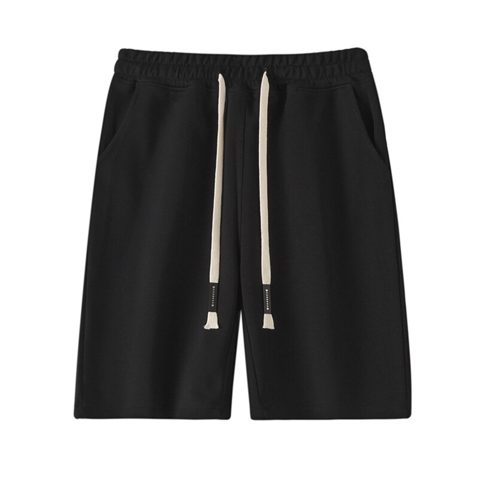 Blczomt Casual Shorts for Men Summer Beach Elastic Waist Drawstring ...