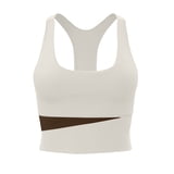 Blczomt Gym Sports Bras for Women Longline Yoga Crop Top Racerback Bras ...