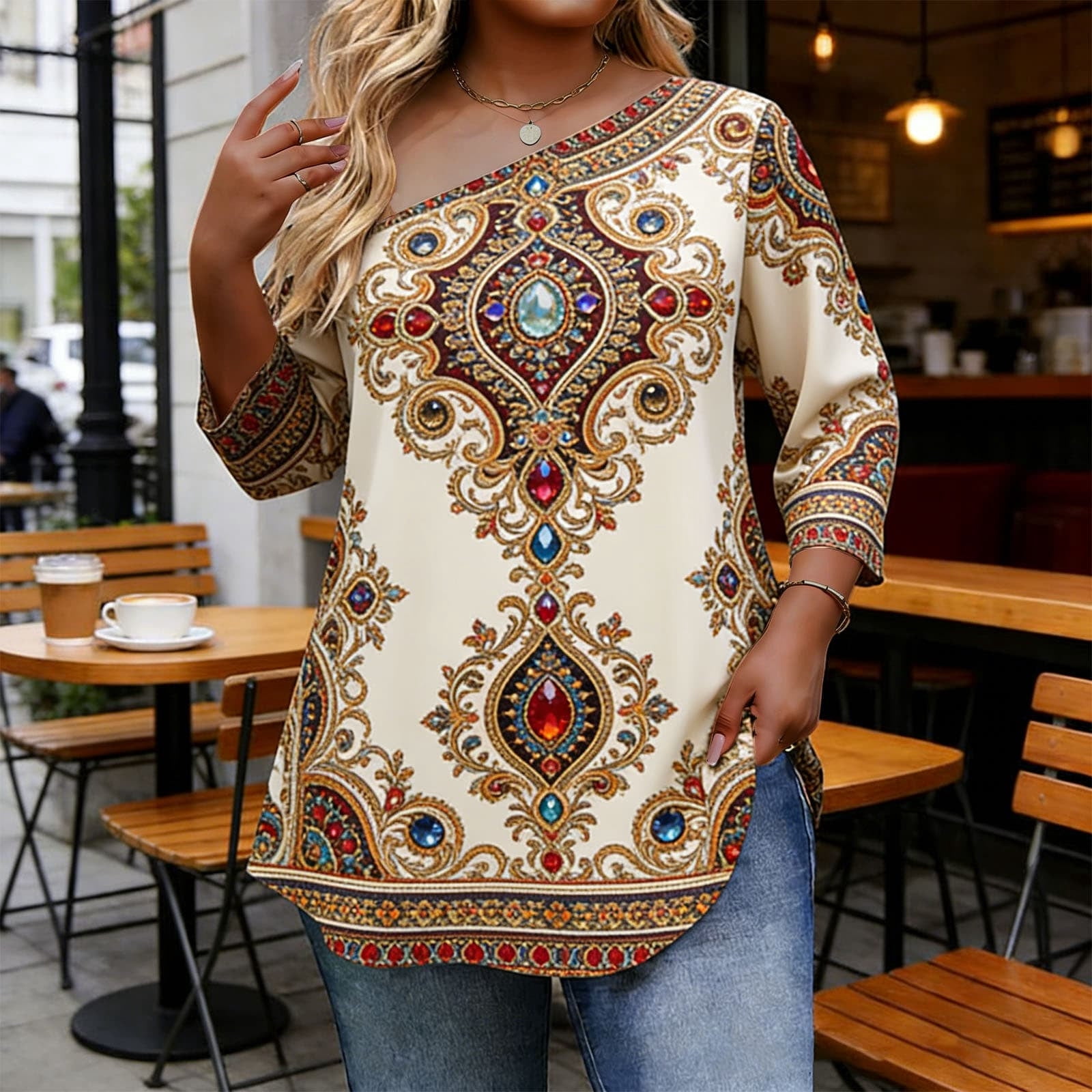 Blczomt Lightweight Womens Blouse Summer Blouse Short Sleeve Trendy ...