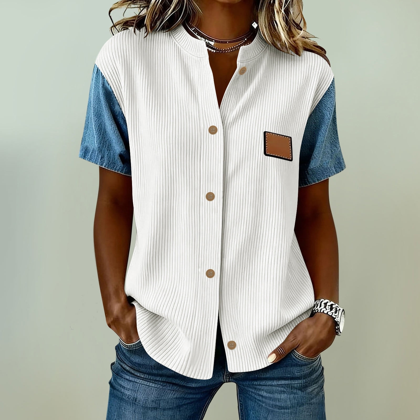 Blczomt Plus Size Tops for Women Y2K Beige Tunic Tees Trendy 2026 ...
