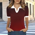 Blczomt Tunic Womens Shirts Casual Y2K Red Tshirts Dressy 2026 Ladies ...