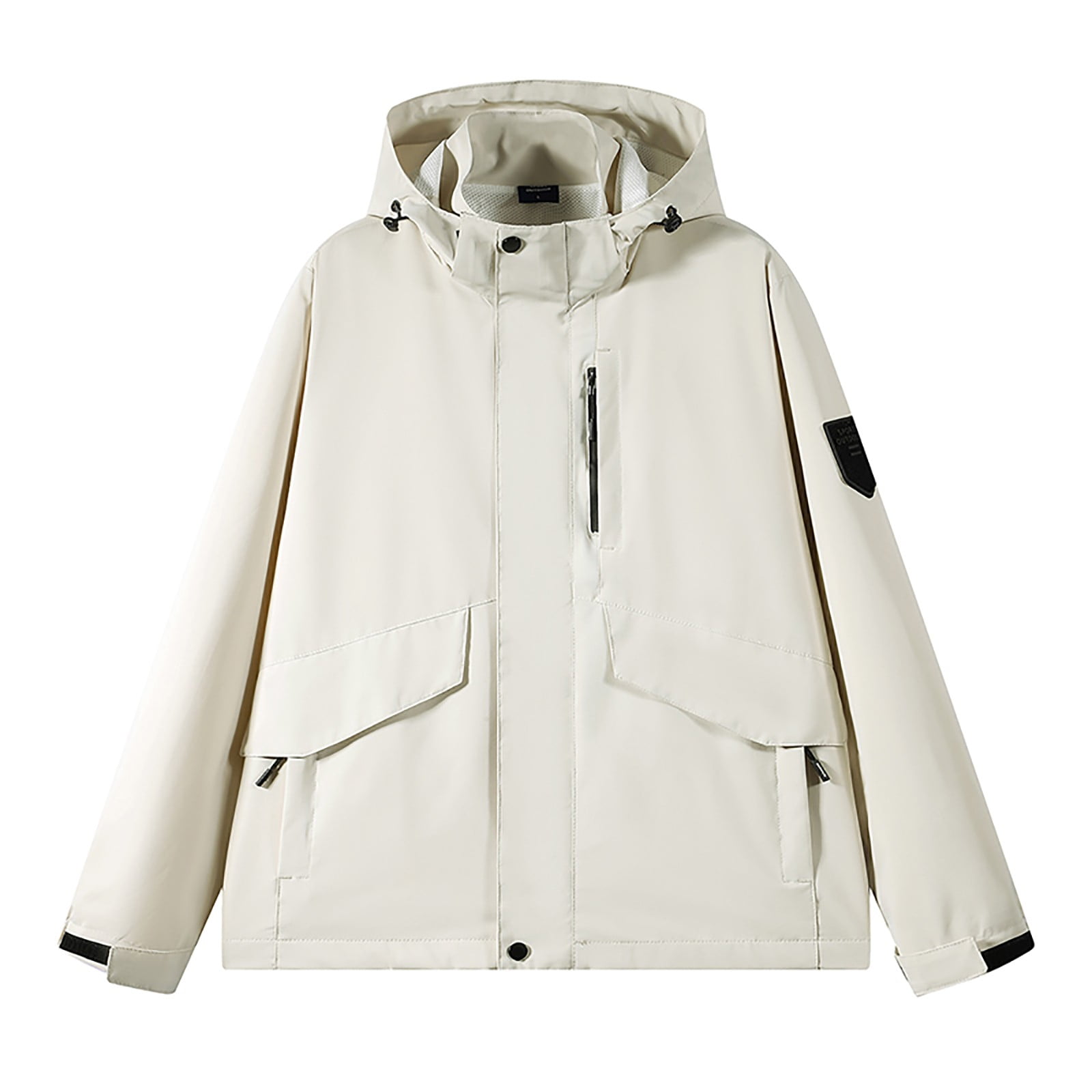 Blczomt Windbreaker Men's Jackets for Winter Yellow Zip Up Jacket ...