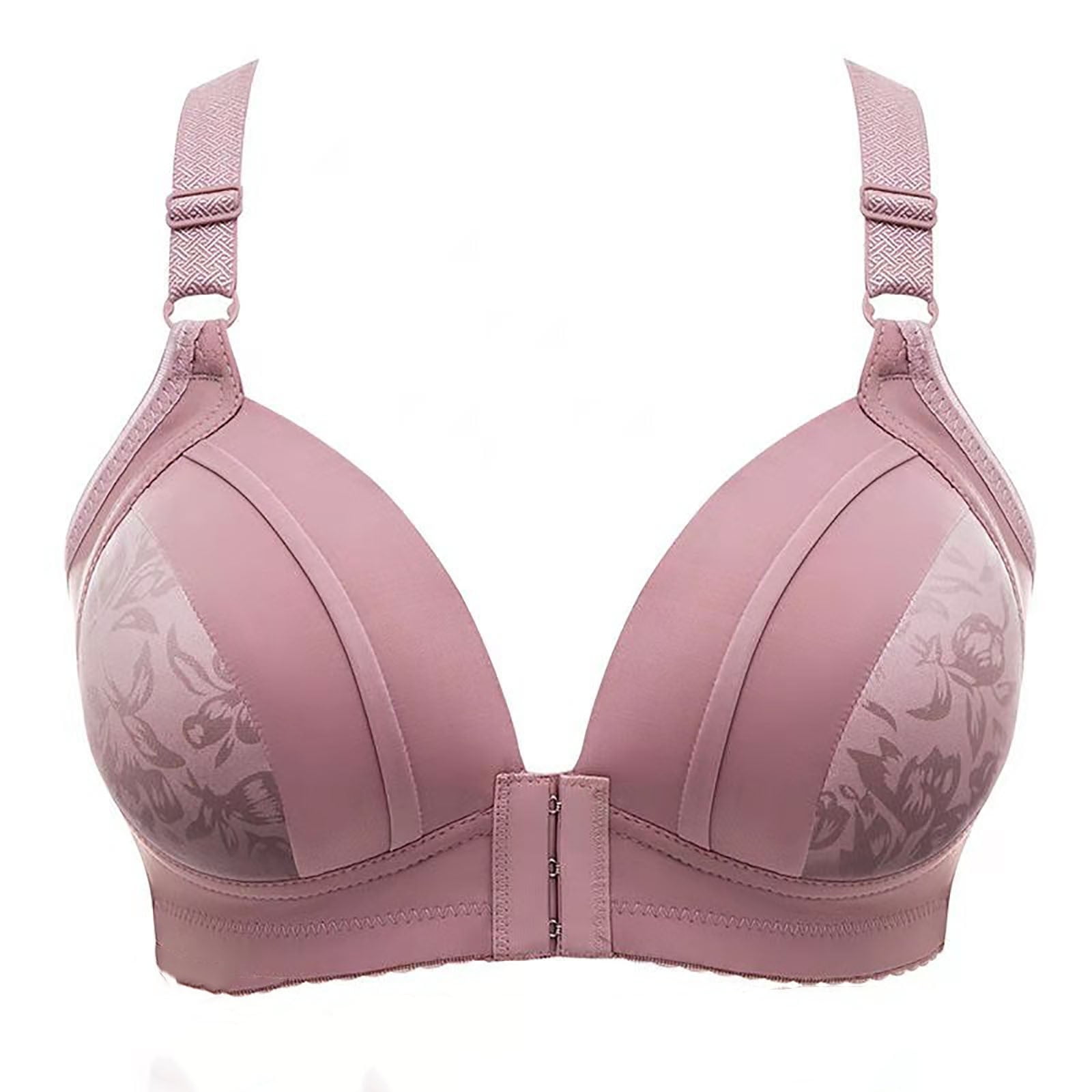 Blczomt Womens Bras Clearance $5 Push Up Front Closure No Underwire ...