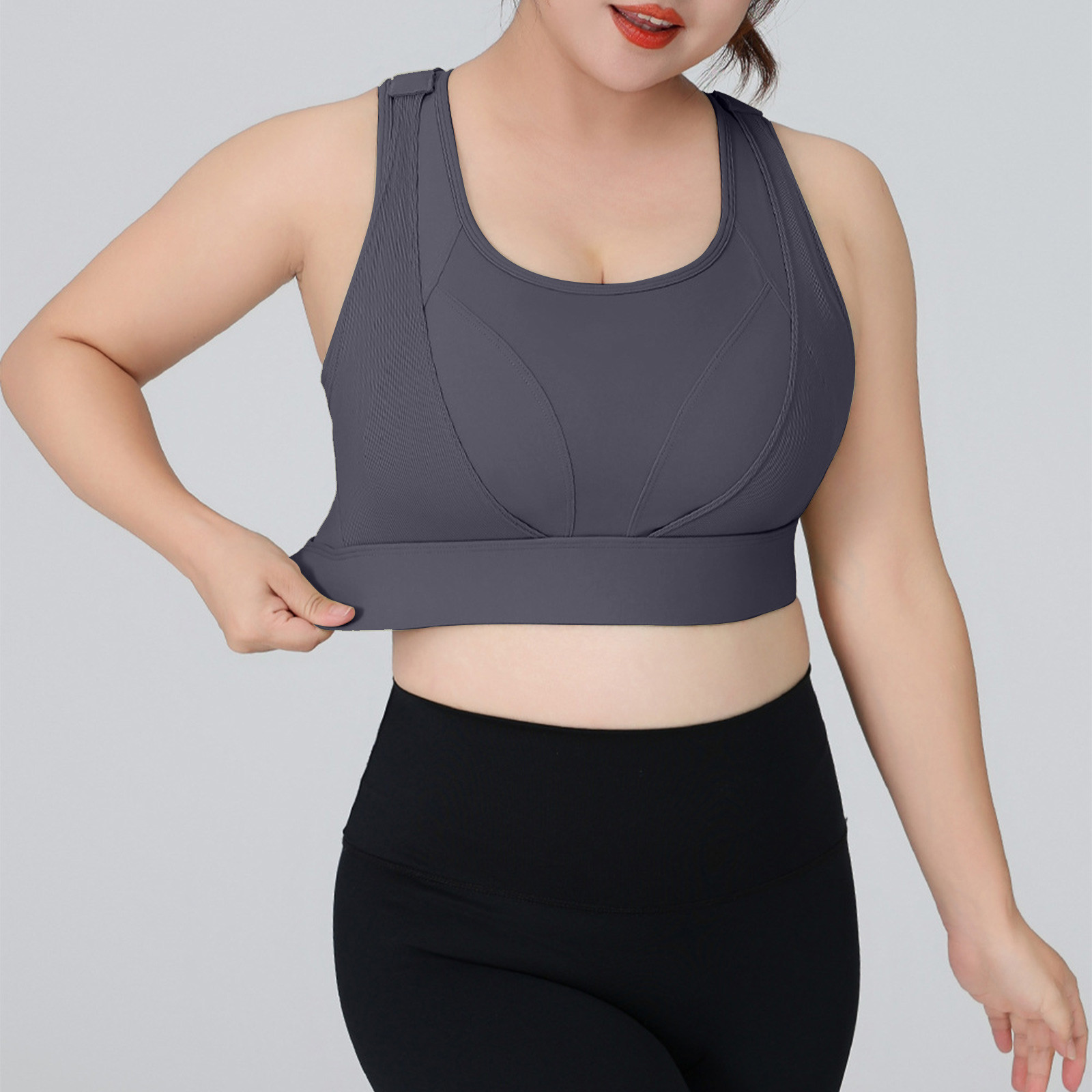 Blczomt Yoga Sport Bras for Women Gym Tank Cross Back Crop Top Bras ...