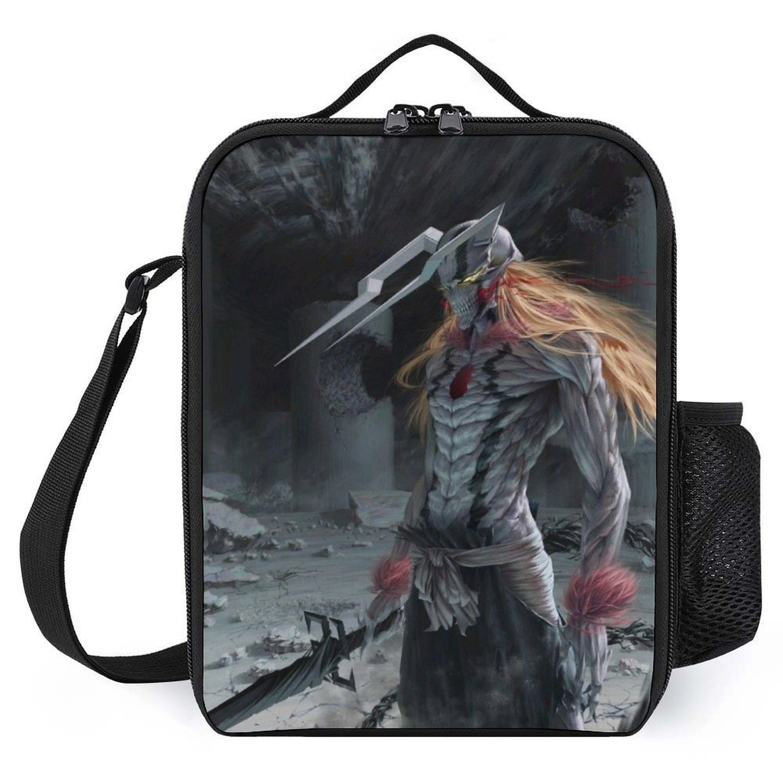 Ble-ach Lunch Bag Insulated Crossbody Anime for Work Picnic Travel Gift ...