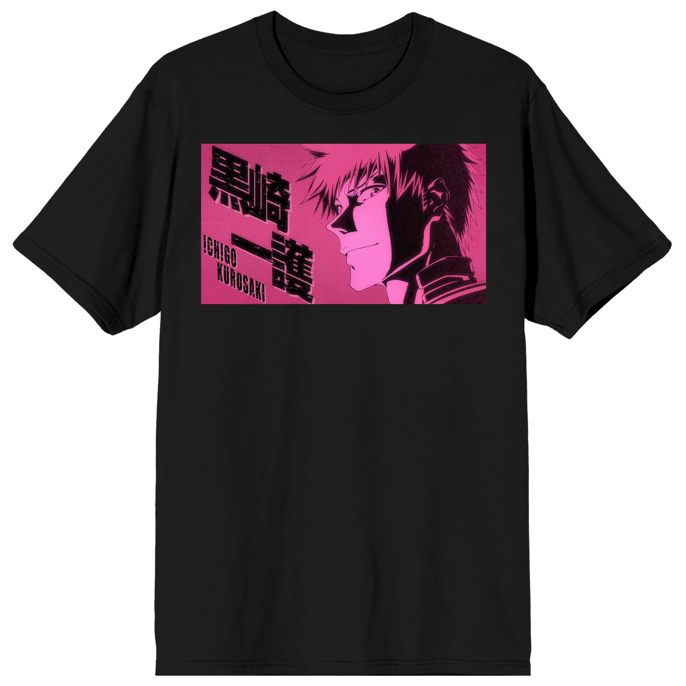 Bleach: 1000 Year Blood War Posterized Ichigo Kurosaki Adult Black ...