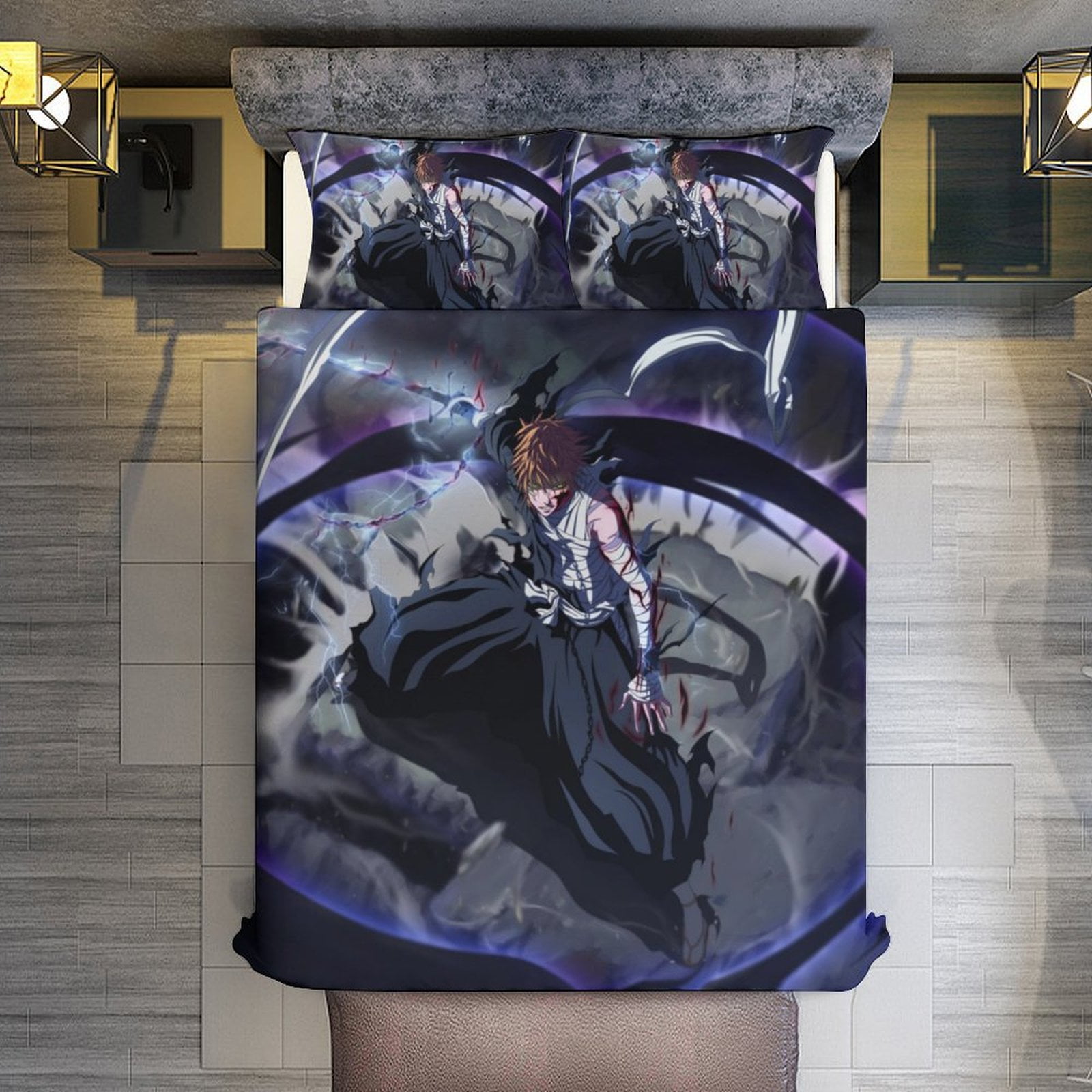 Bleach 3 Piece Anime Comforter Bedding 1 Set Super Soft Quilt Cover ...