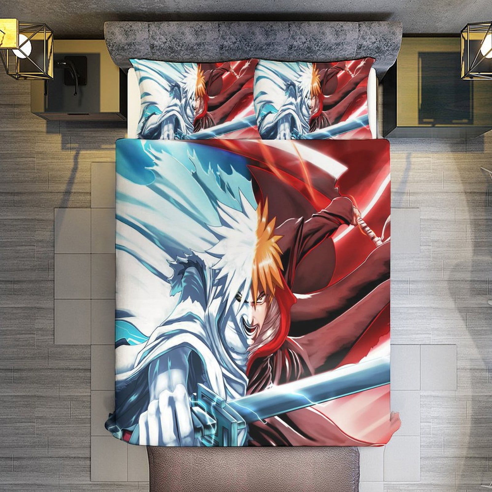 Bleach 3 Piece Anime Comforter Bedding 1 Set Super Soft Quilt Cover ...