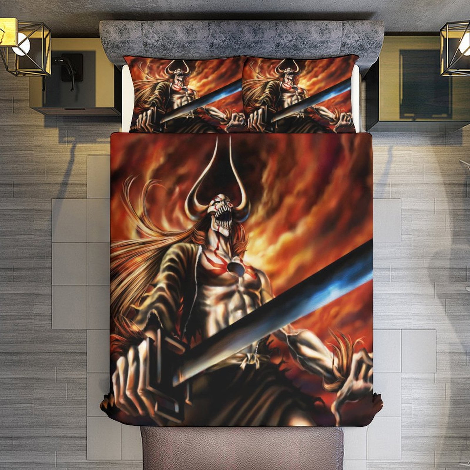 Bleach 3 Piece Anime Comforter Bedding 1 Set Super Soft Quilt Cover ...