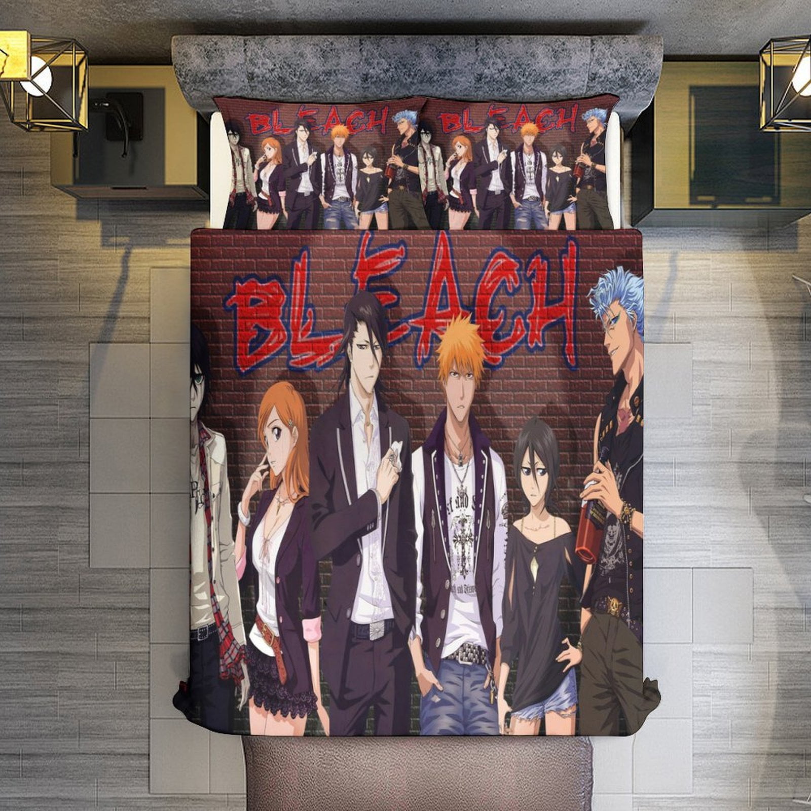 Bleach 3 Piece Anime Comforter Bedding 1 Set Super Soft Quilt Cover ...