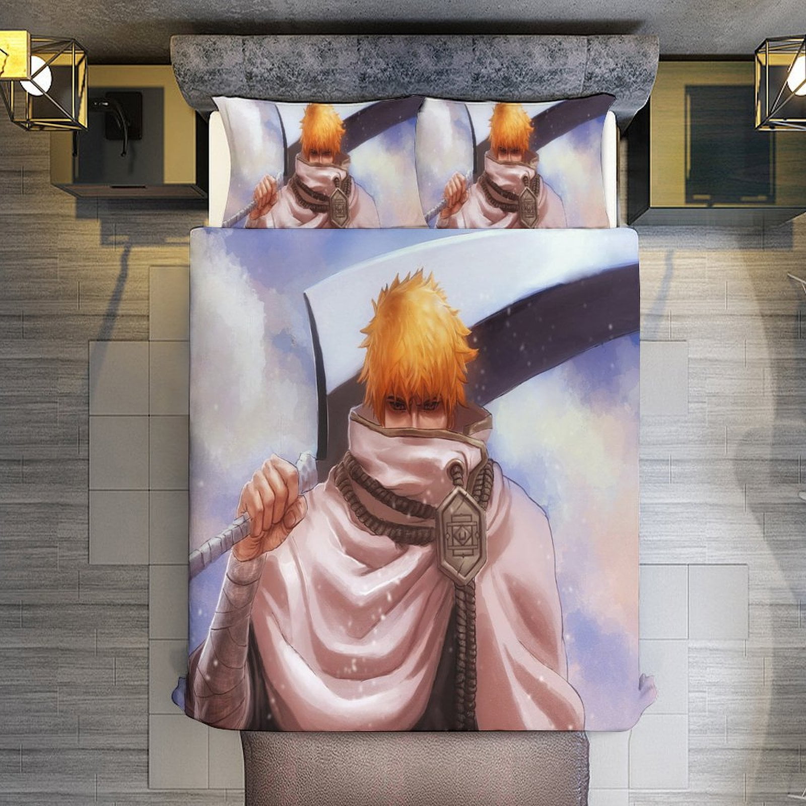 Bleach 3 Piece Anime Comforter Bedding 1 Set Super Soft Quilt Cover ...