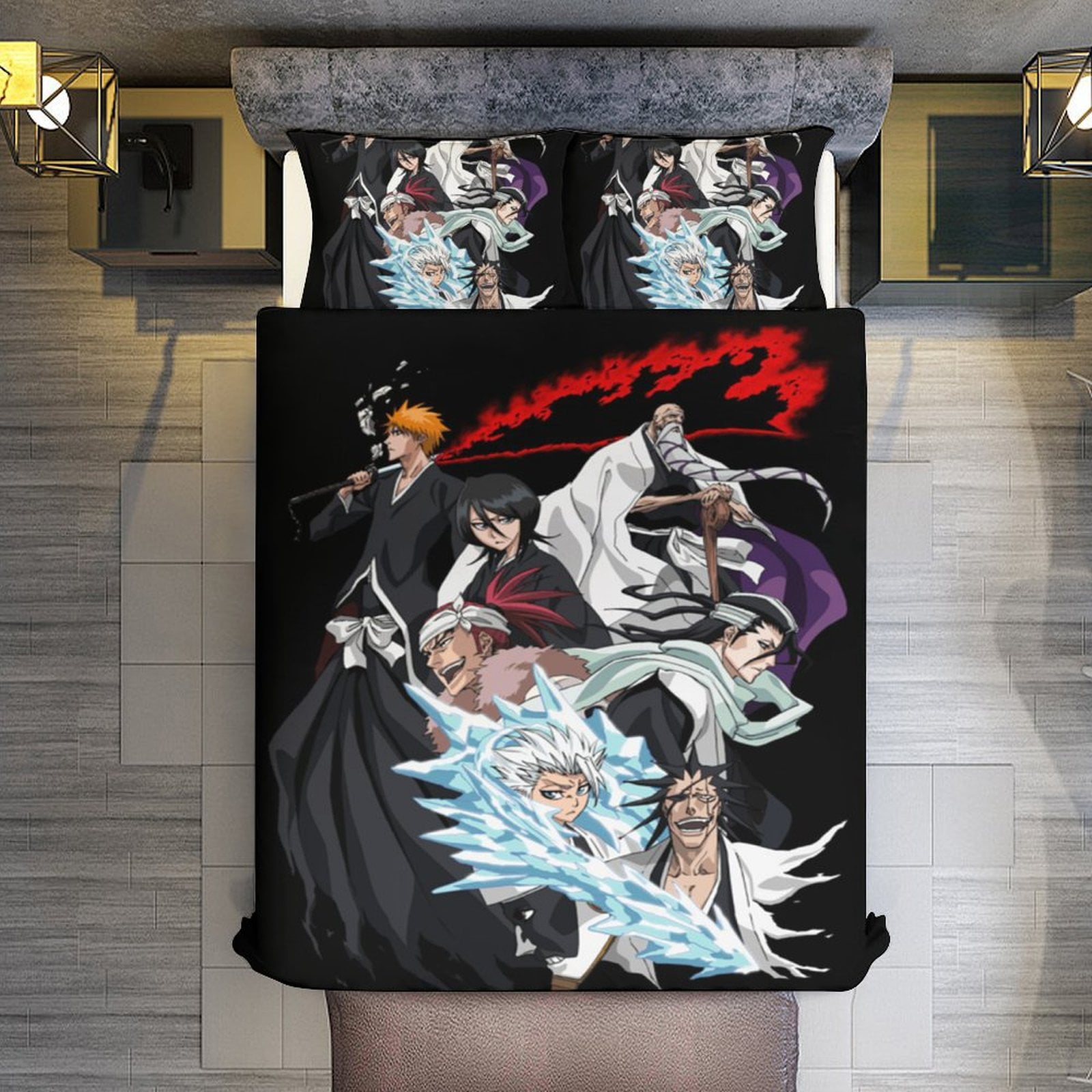 Bleach 3 Piece Anime Comforter Bedding 1 Set Super Soft Quilt Cover ...