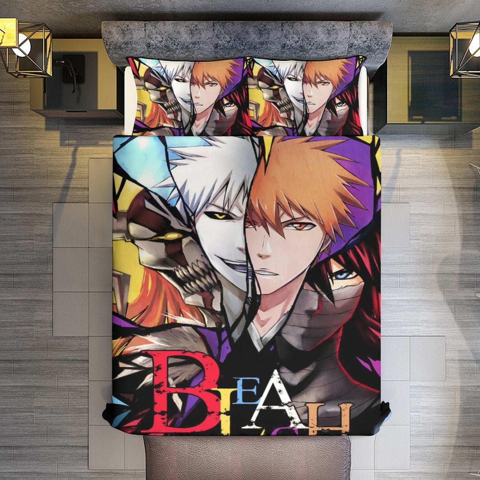 Bleach 3 Piece Anime Comforter Bedding 1 Set Super Soft Quilt Cover ...