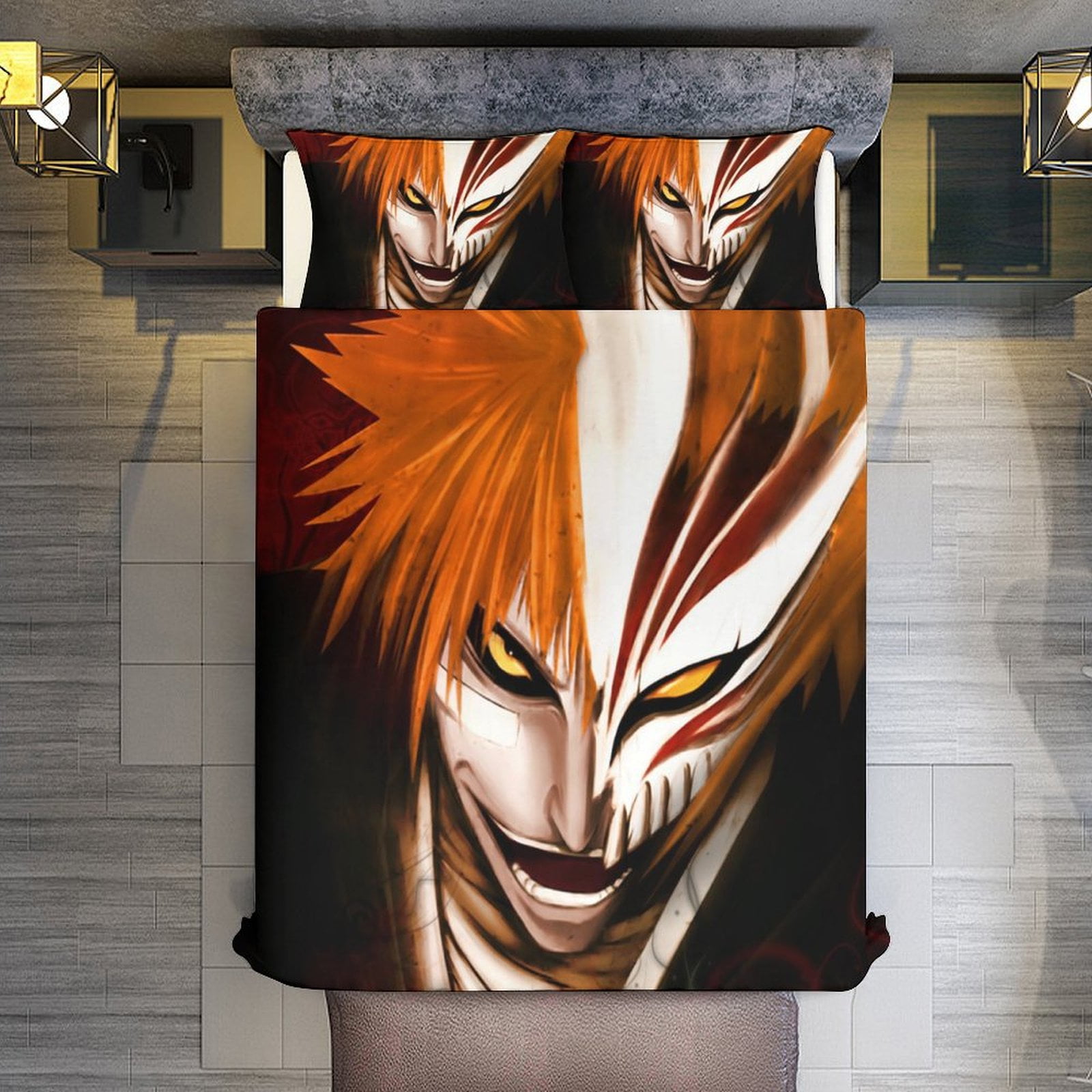 Bleach 3 Piece Anime Comforter Bedding 1 Set Super Soft Quilt Cover ...