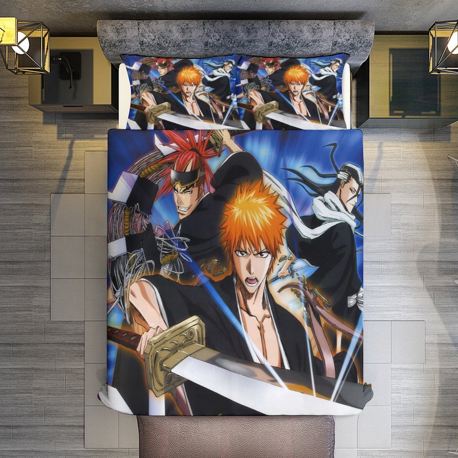 Bleach 3 Piece Anime Comforter Bedding 1 Set Super Soft Quilt Cover ...