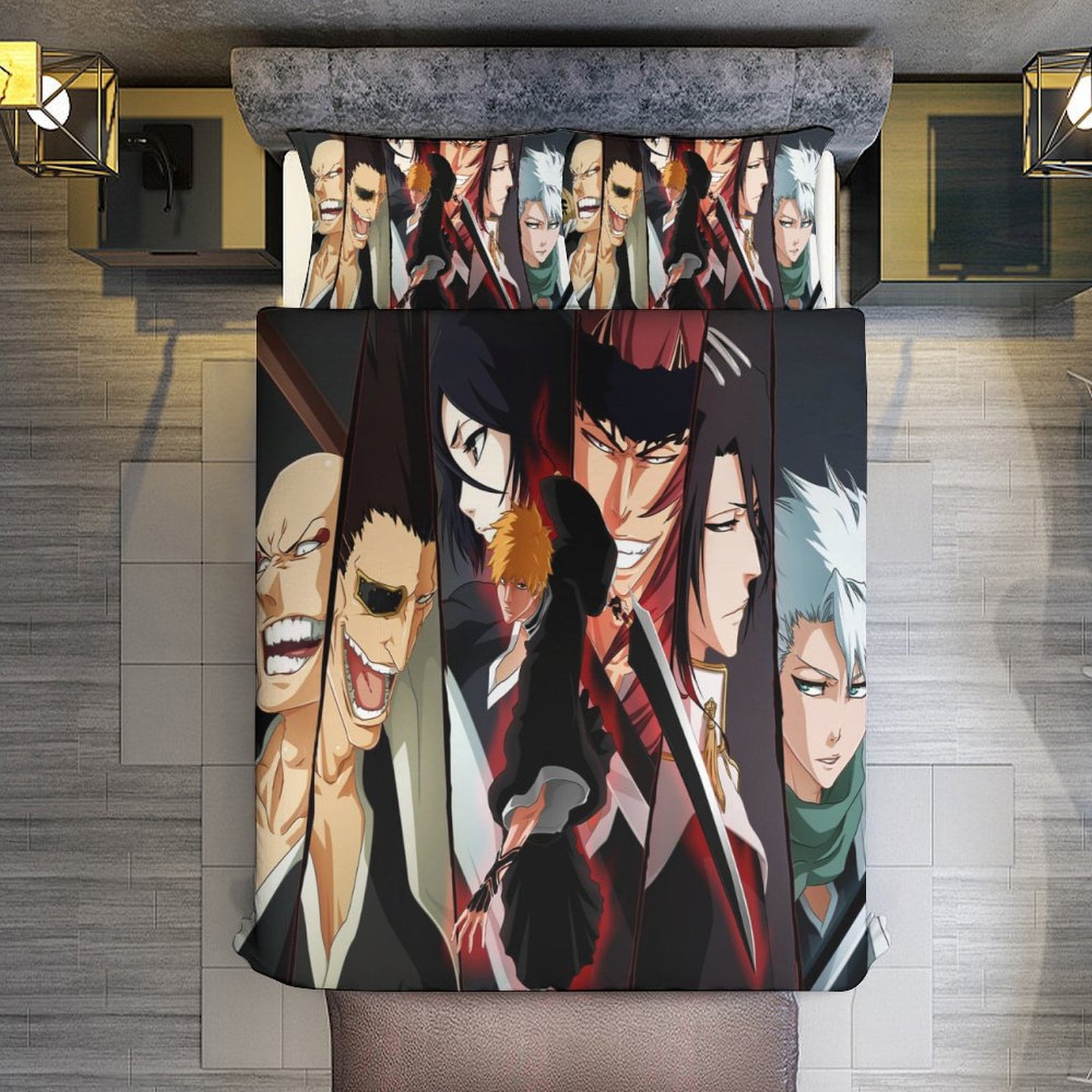 Bleach 3 Piece Anime Comforter Bedding 1 Set Super Soft Quilt Cover ...