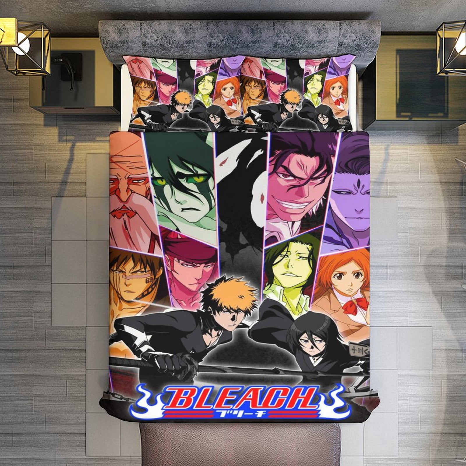 Bleach 3 Piece Anime Comforter Bedding 1 Set Super Soft Quilt Cover ...
