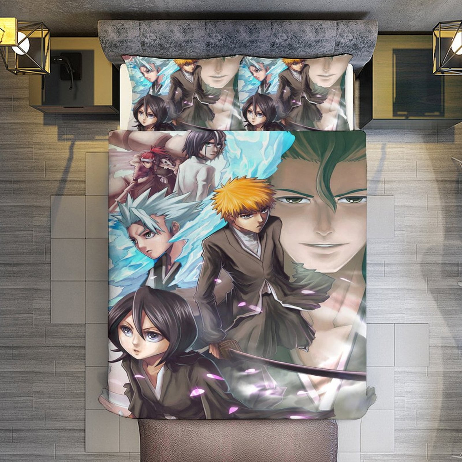 Bleach 3 Piece Anime Comforter Bedding 1 Set Super Soft Quilt Cover ...