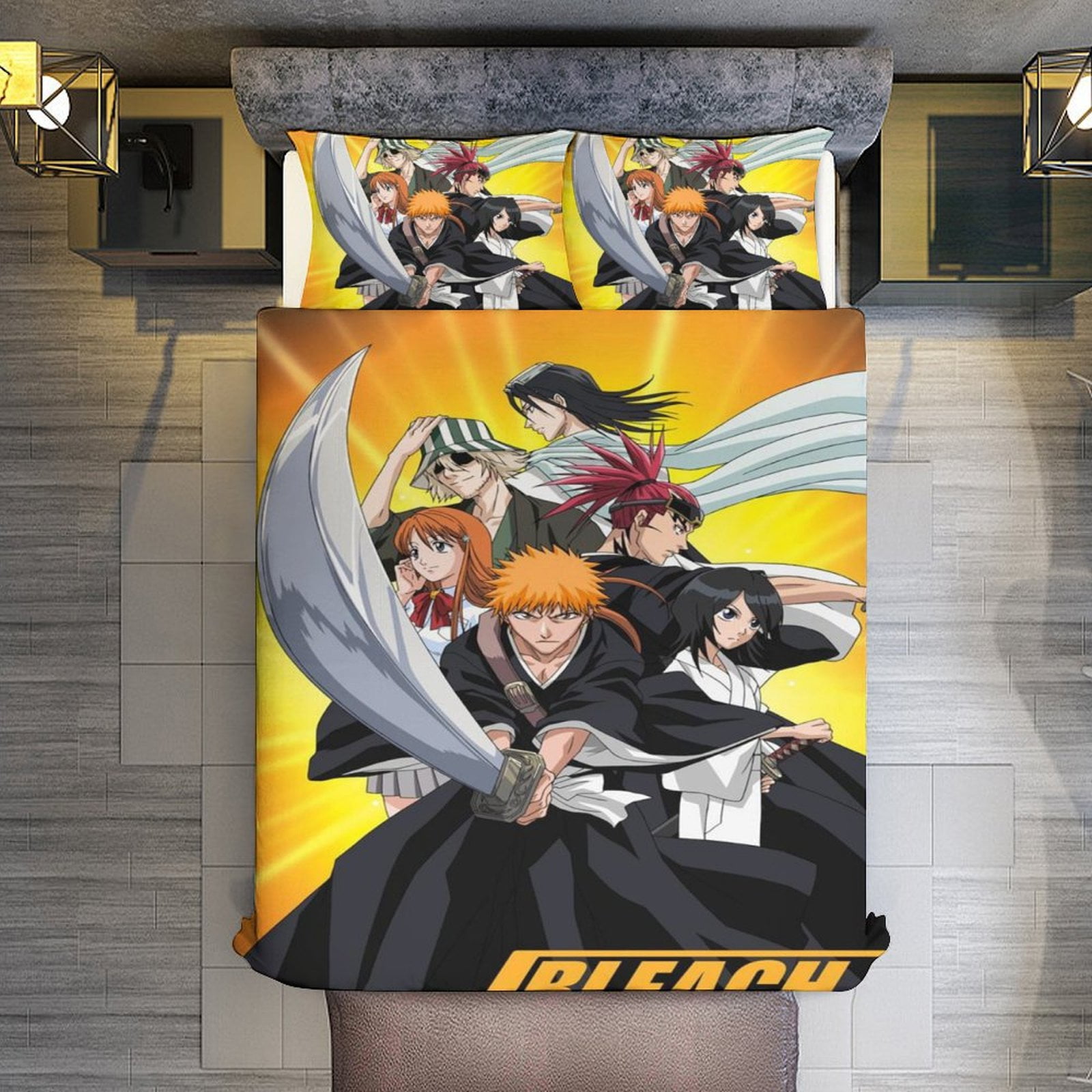 Bleach 3 Piece Anime Comforter Bedding 1 Set Super Soft Quilt Cover ...