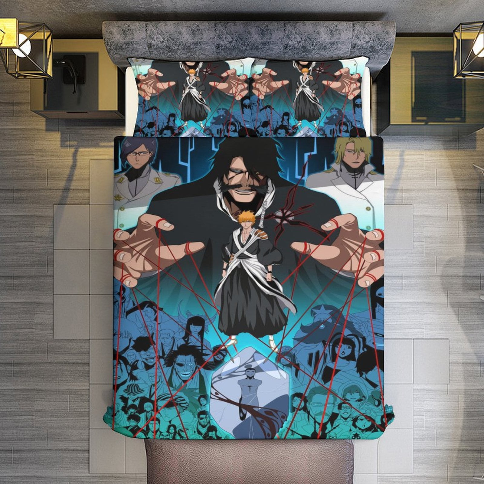 Bleach 3 Piece Anime Comforter Bedding 1 Set Super Soft Quilt Cover ...