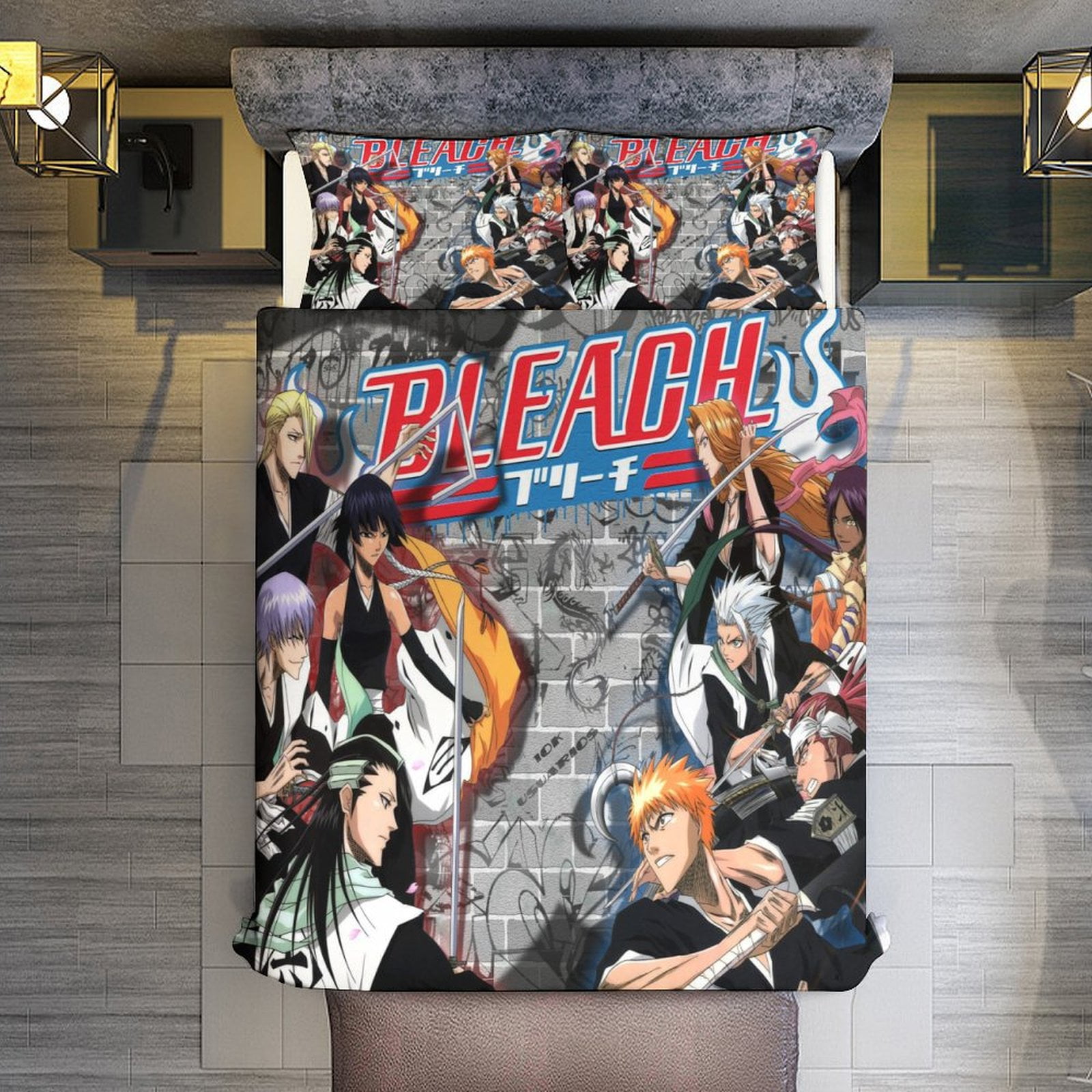 Bleach 3 Piece Anime Comforter Bedding 1 Set Super Soft Quilt Cover ...