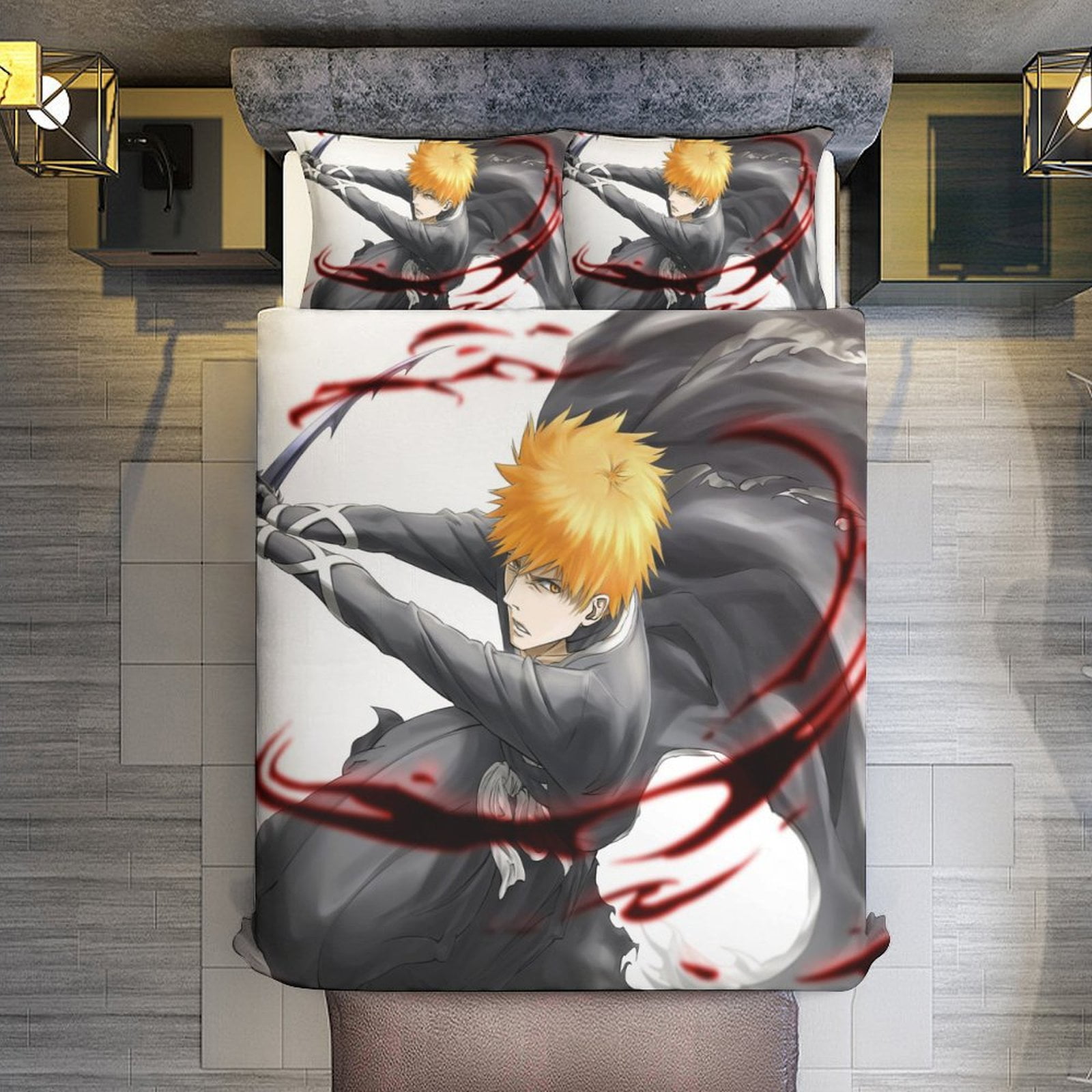 Bleach 3 Piece Anime Comforter Bedding 1 Set Super Soft Quilt Cover ...