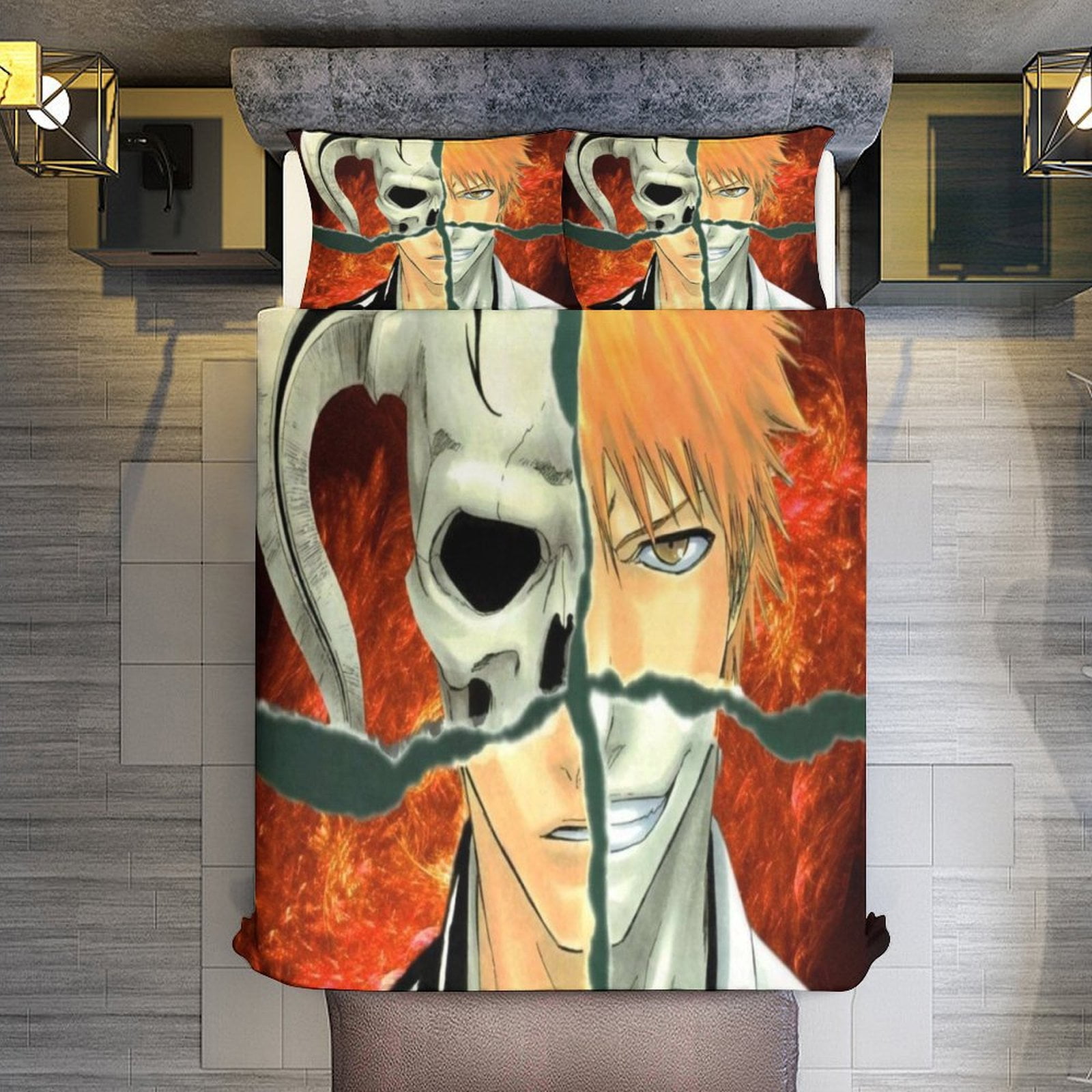 Bleach 3 Piece Anime Comforter Bedding 1 Set Super Soft Quilt Cover ...