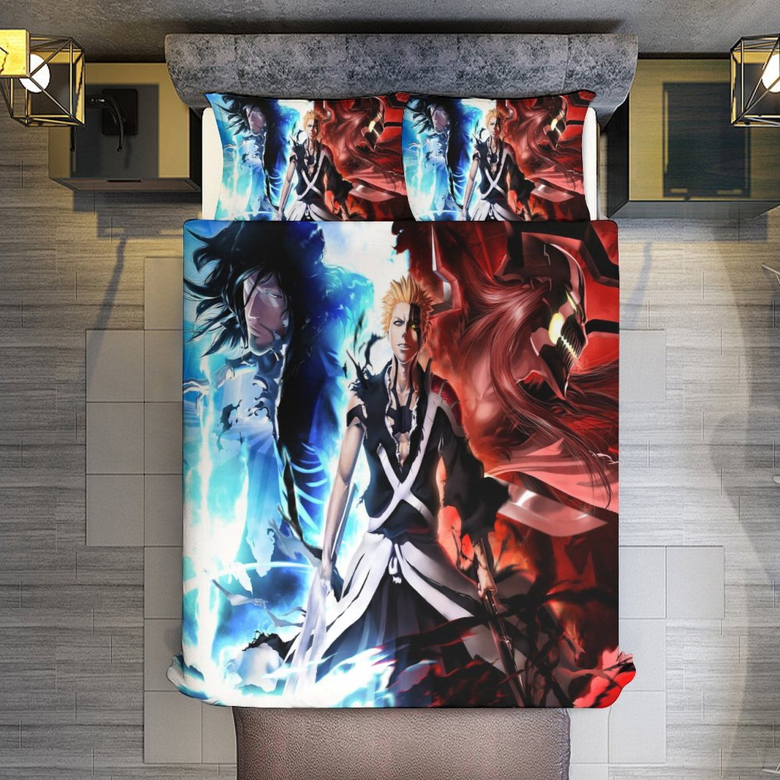 Bleach 3 Piece Anime Comforter Bedding 1 Set Super Soft Quilt Cover ...