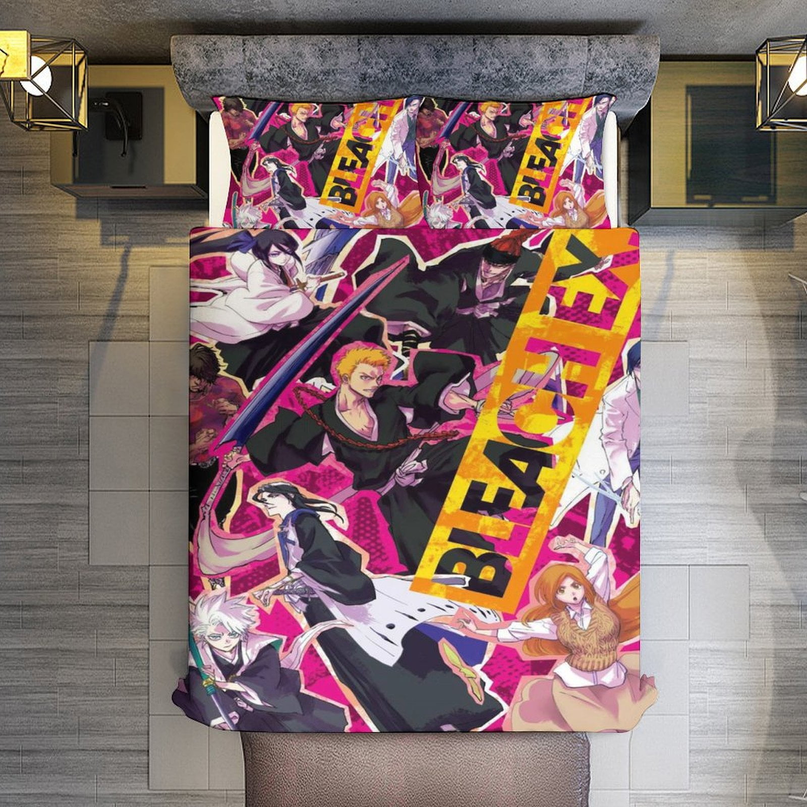 Bleach 3 Piece Anime Comforter Bedding 1 Set Super Soft Quilt Cover ...