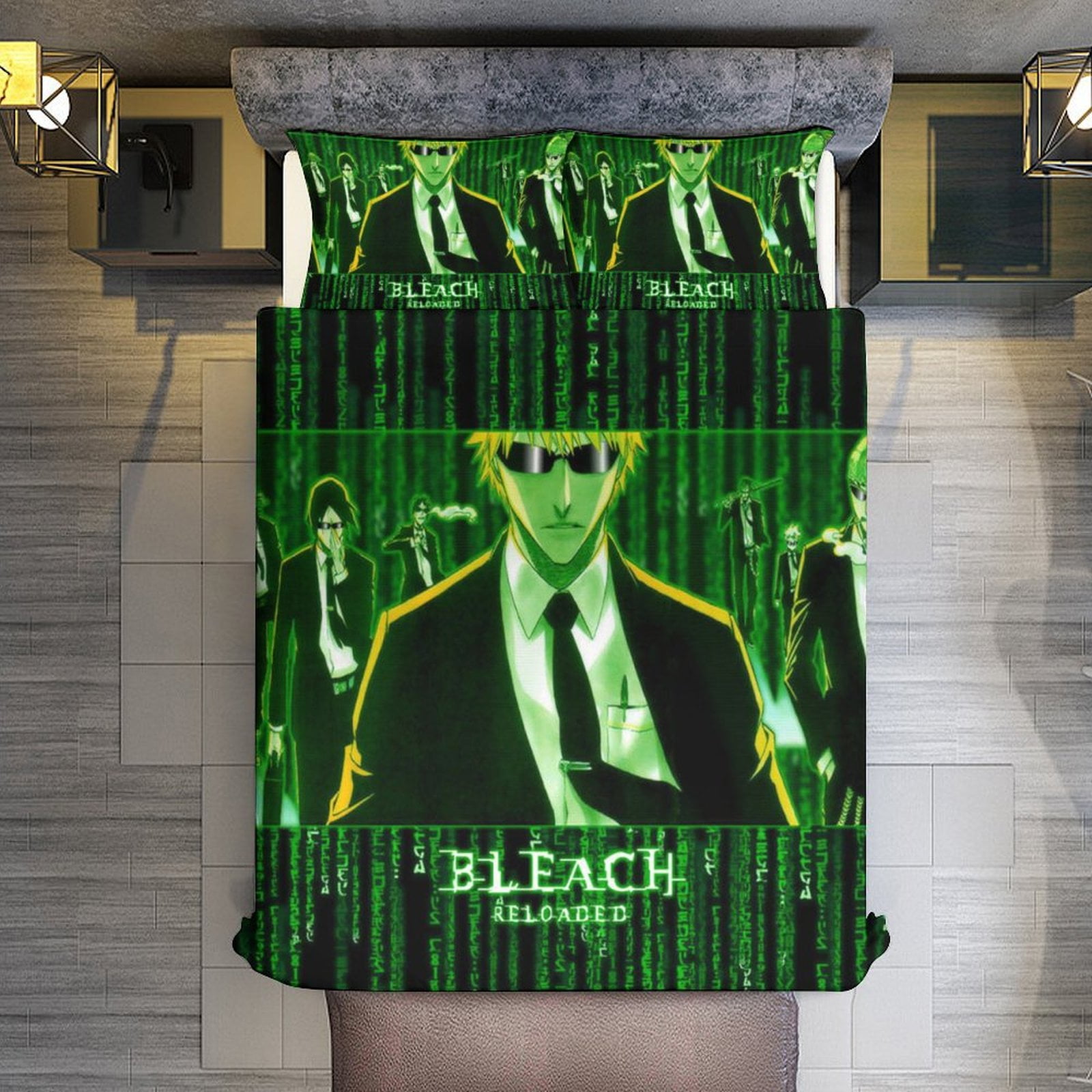 Bleach 3 Piece Anime Comforter Bedding 1 Set Super Soft Quilt Cover ...