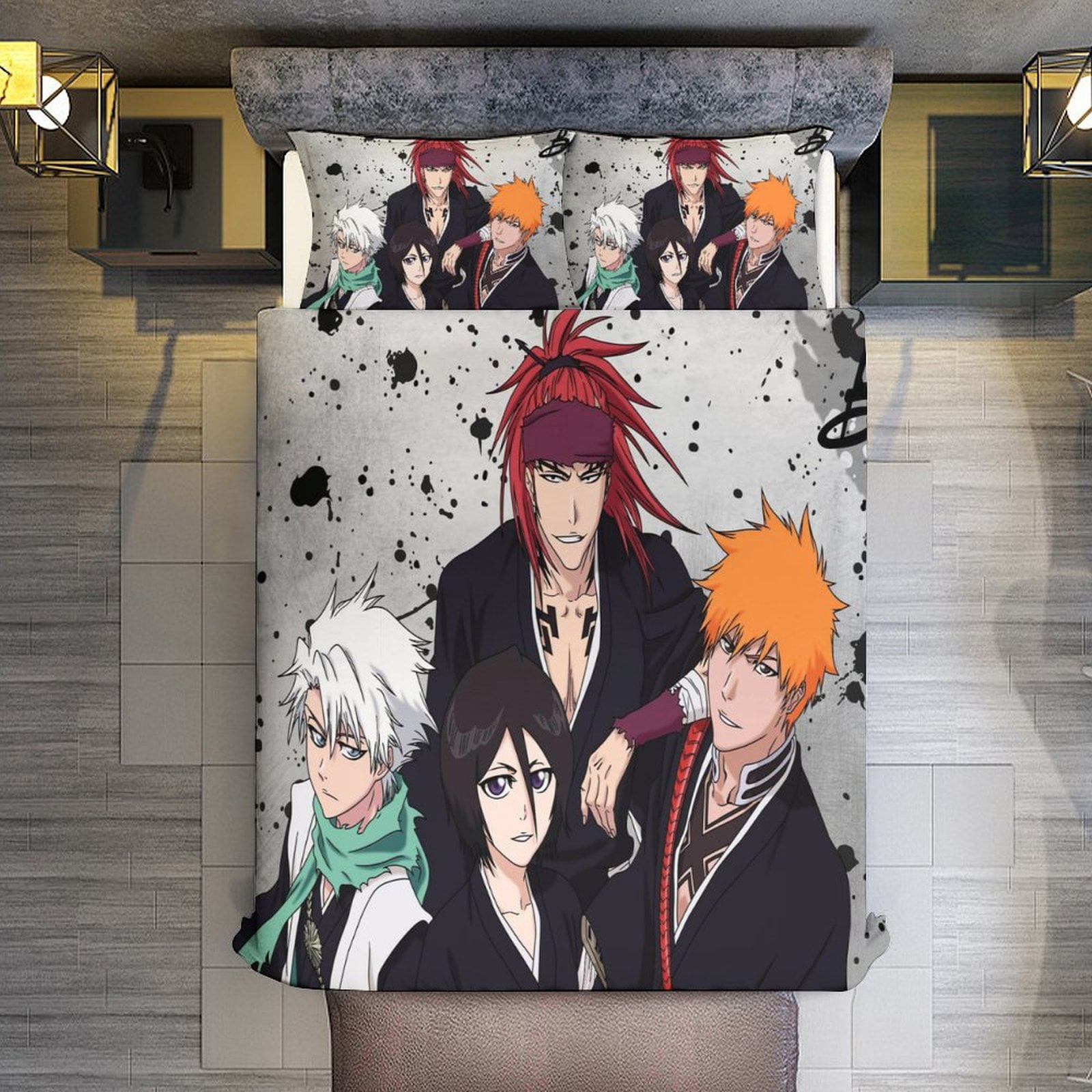 Bleach 3 Piece Anime Comforter Bedding 1 Set Super Soft Quilt Cover ...