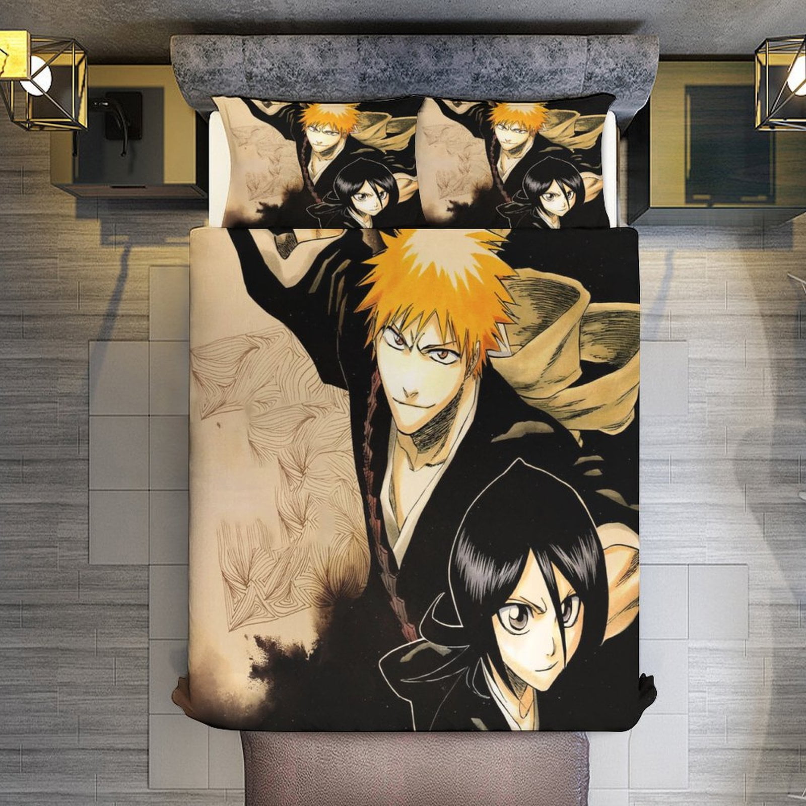 Bleach 3 Piece Anime Comforter Bedding 1 Set Super Soft Quilt Cover ...
